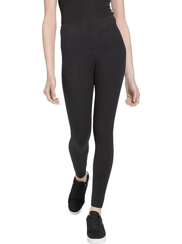 Lyssé Cotton Stretch Leggings - Black