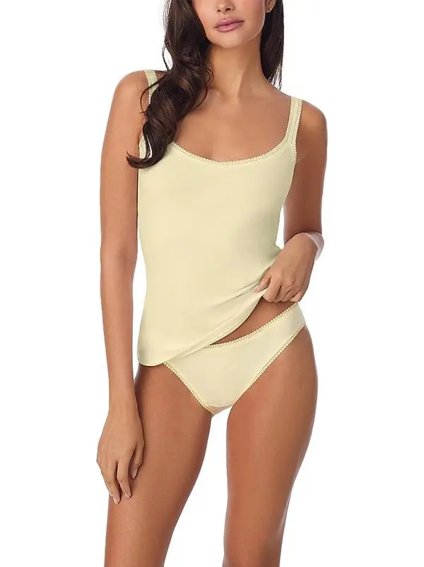 ON GOSSAMER Cabana Cotton Blend Camisole - Banana Cream