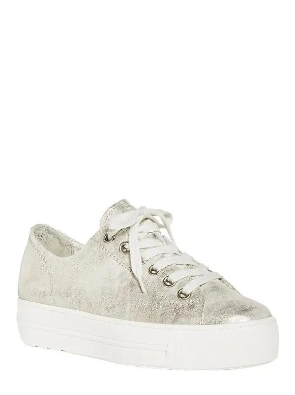 Paul Green Bixby Low Top Sneakers - Mineral Metallic