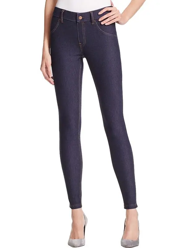 Hue Essential Denim Leggings - Deep Indigo Wash