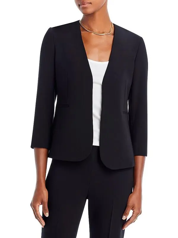 Theory Lindraya Admiral Crepe Blazer - Black