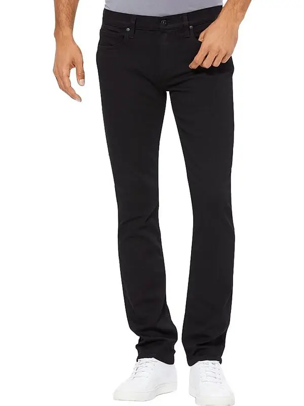 Paige Skinny Fit Croft Jeans - Black Shadow