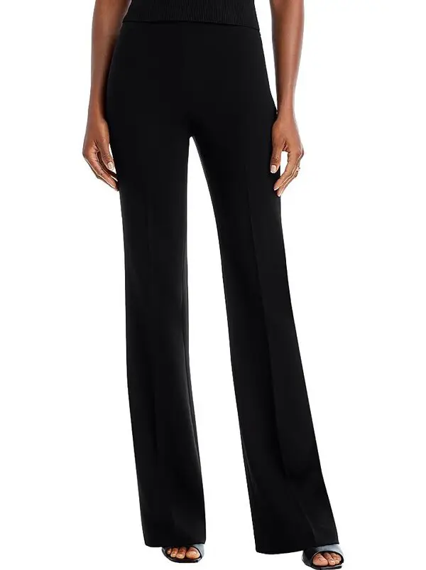 Theory Demitria Admiral Crepe Flared Pants - Black