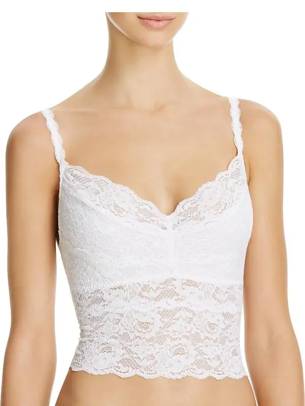 Cosabella Never Say Never Cropped Lace Cami - White