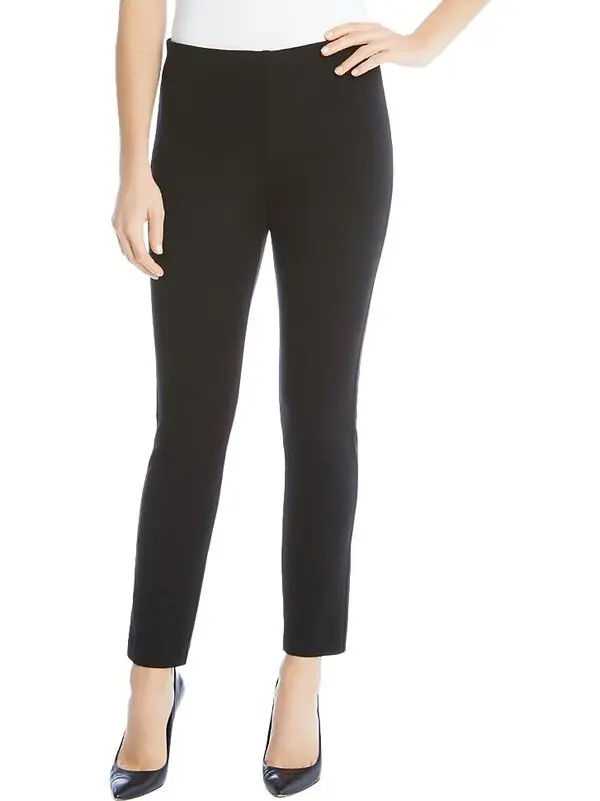 Karen Kane Piper Skinny Cropped Pants - Black