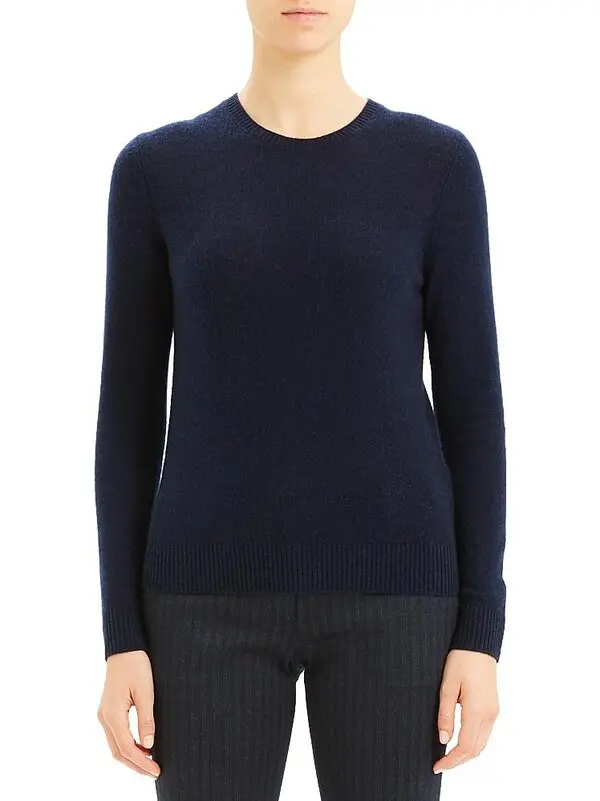 Theory Featherweight Cashmere Sweater - Deep Navy