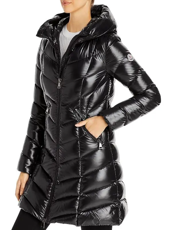Moncler Marus Hooded Down Coat - Black
