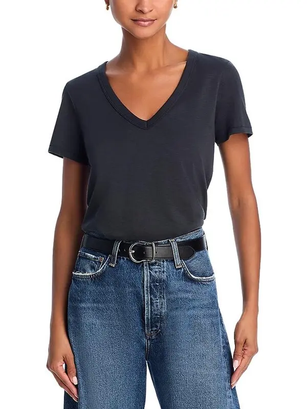 Rag & Bone The Vee Tee - Black