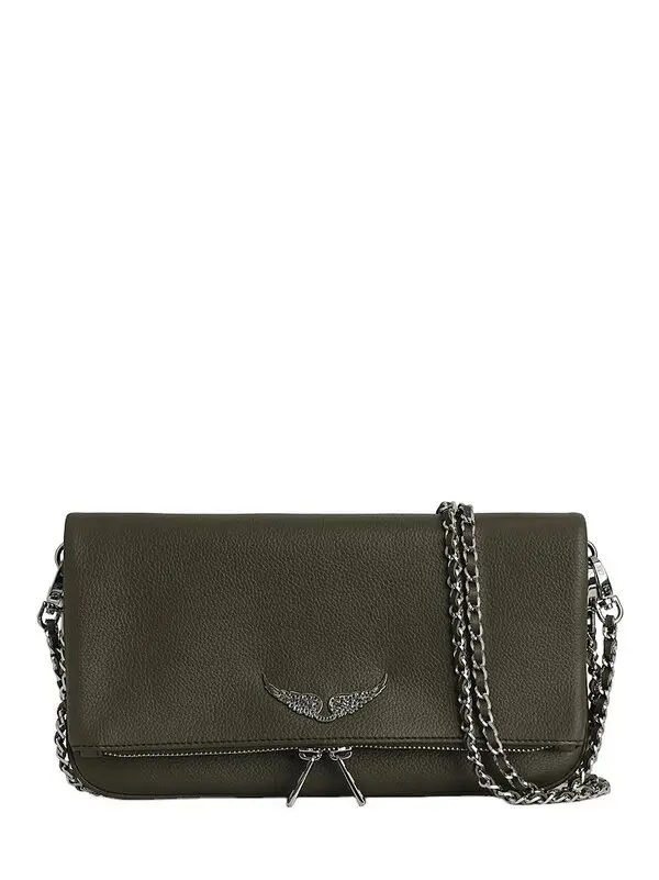 Zadig&Voltaire Rock Leather Shoulder Bag - Record