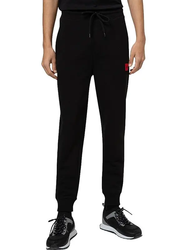 Hugo Doak French Terry Classic Fit Drawstring Sweatpants - Black
