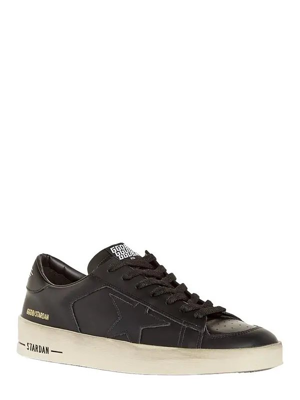 GOLDEN GOOSE Stardan Low Top Sneakers - Black