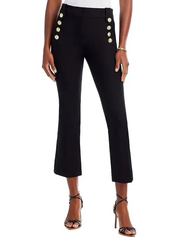 Derek Lam 10 Crosby Robertson Crop Flare Pants - Black