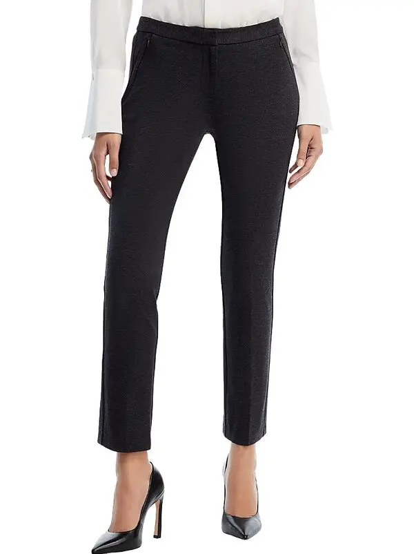 Kobi Halperin Alexandra Slim Ankle Pants - Dark Grey Melange