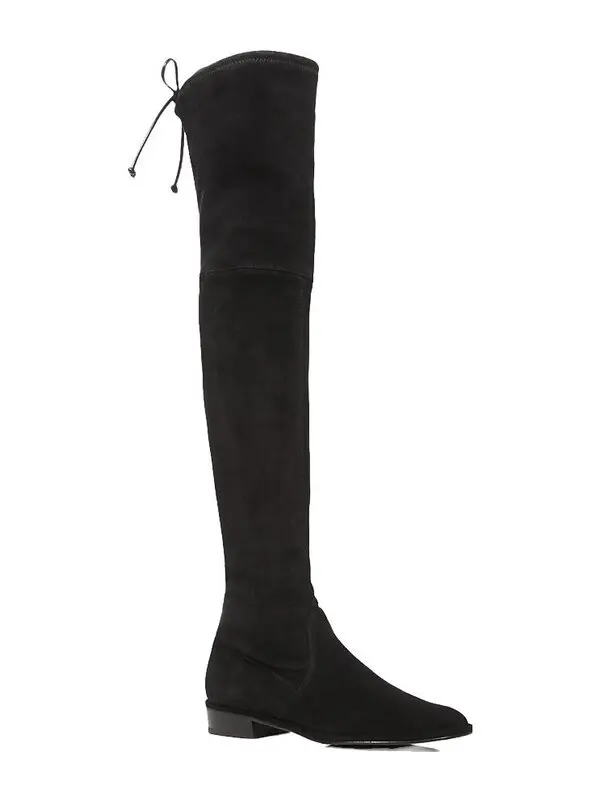 STUART WEITZMAN Lowland Stretch Over-the-knee Boots - Black Suede