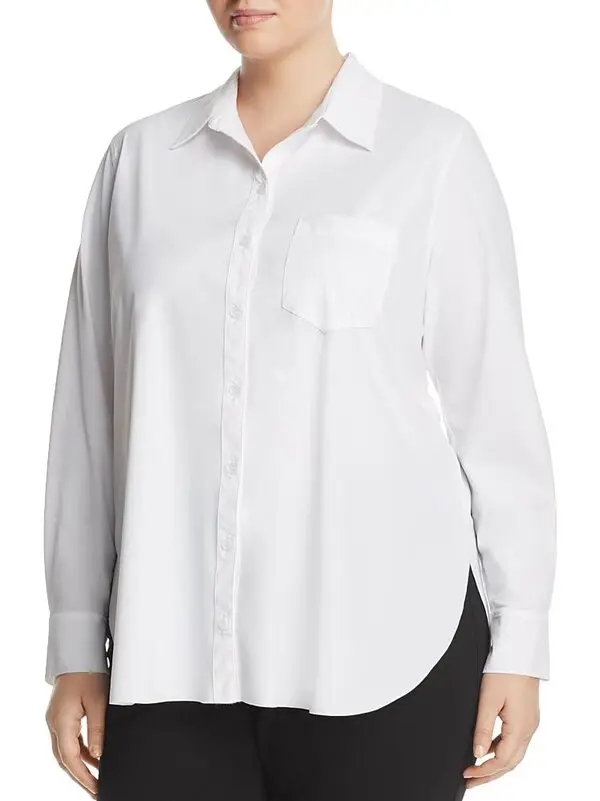 Lyssé Schiffer Pocketed Button-down Shirt - White