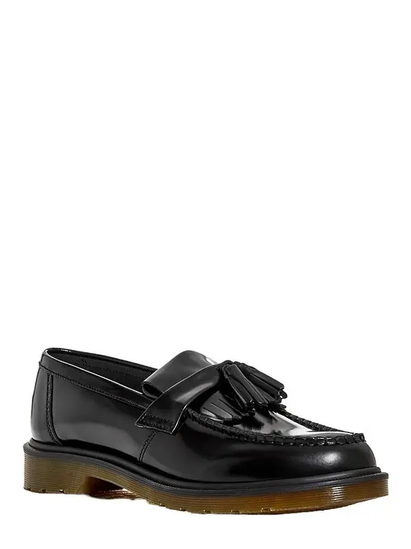 Dr. Martens Adrian Moc Toe Loafers - Black Smooth