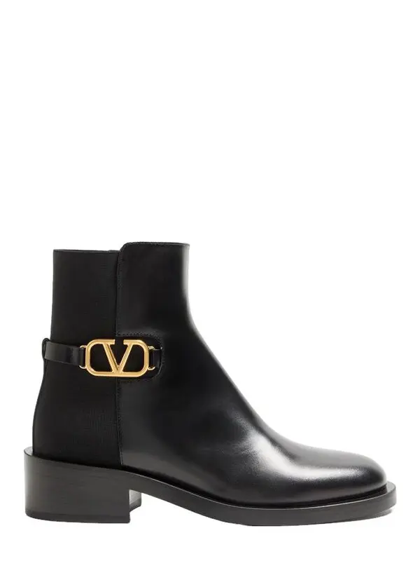 Valentino Garavani Vlogo Signature Ankle Boots - Black