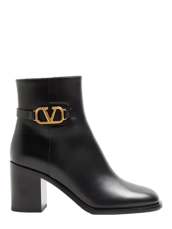 Valentino Garavani Vlogo Signature Ankle Boots - Black