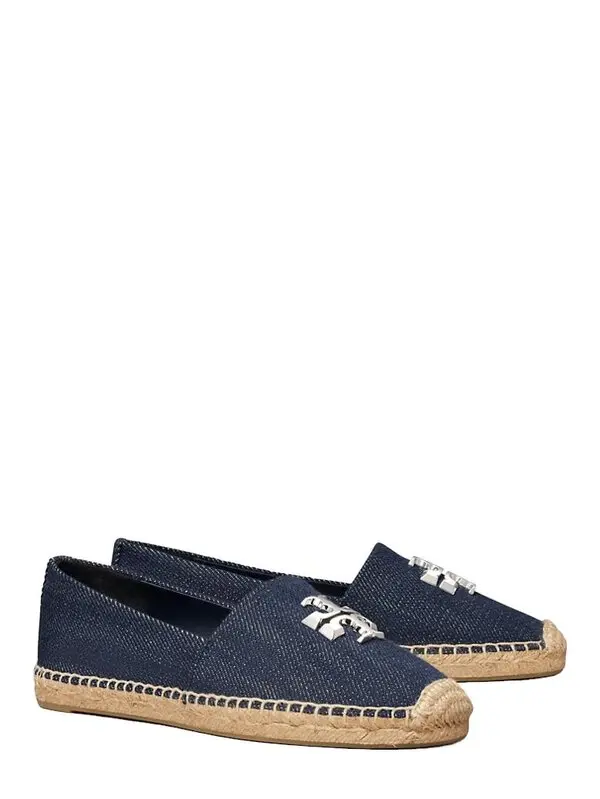 Tory Burch Eleanor Espadrille - Midnight Denim/silver