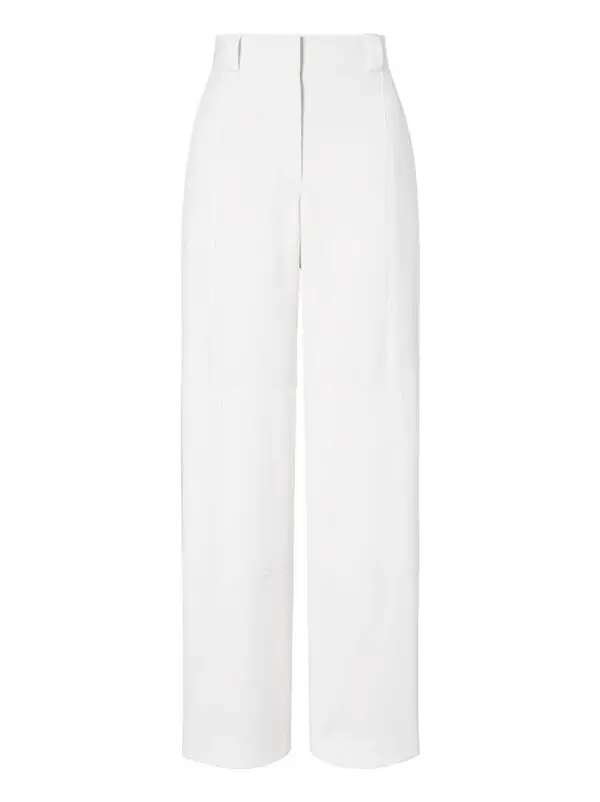 Tory Burch Twill Cargo Pant - White
