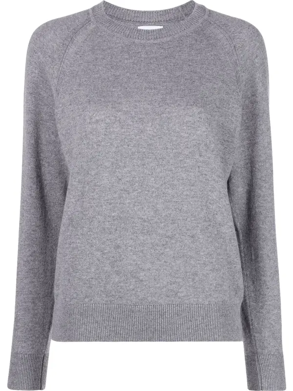 BARRIE Long-sleeved Cashmere Pullover - Grey