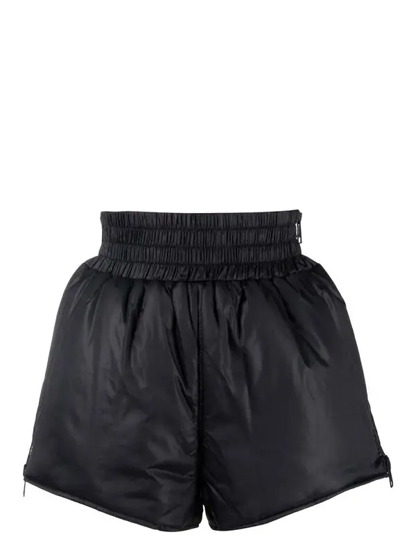 Red Valentino Side-zip Padded Shorts - Black