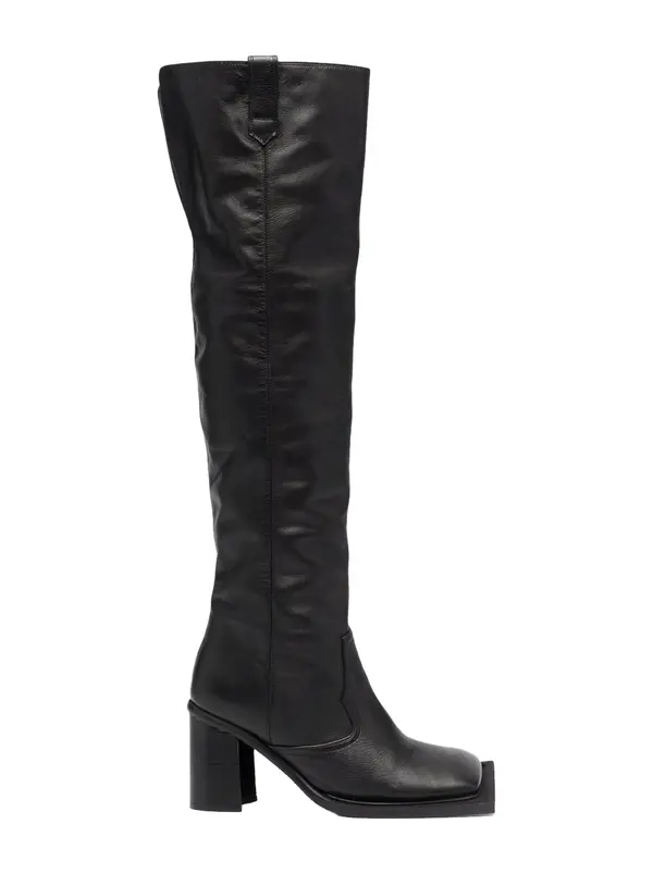 NINAMOUNAH Howling Knee-length Boots - Black