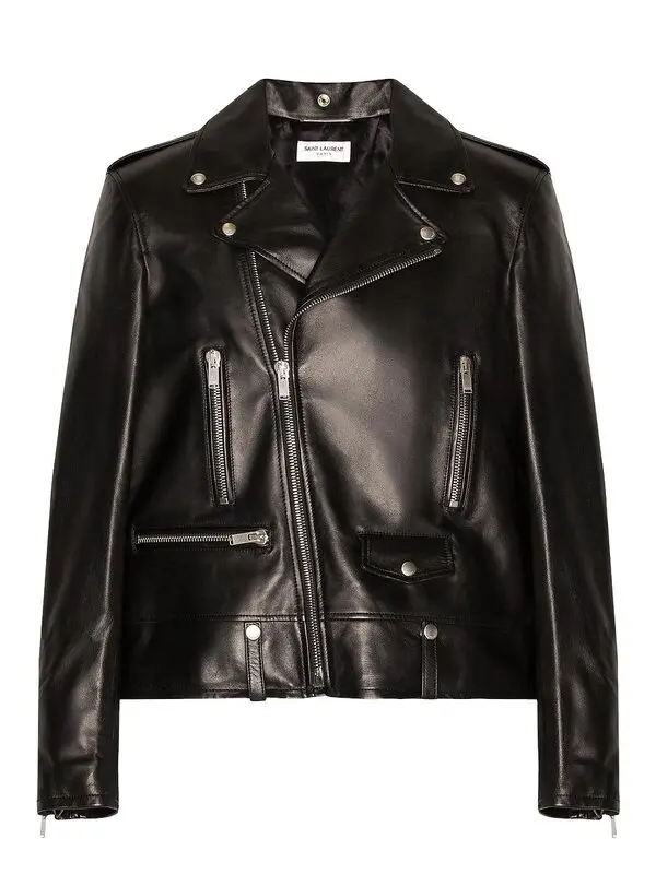 Saint Laurent Classic Motorcycle Jacket - Black