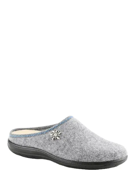 SPRING STEP SHOES Loralee Scuff Slipper - Grey