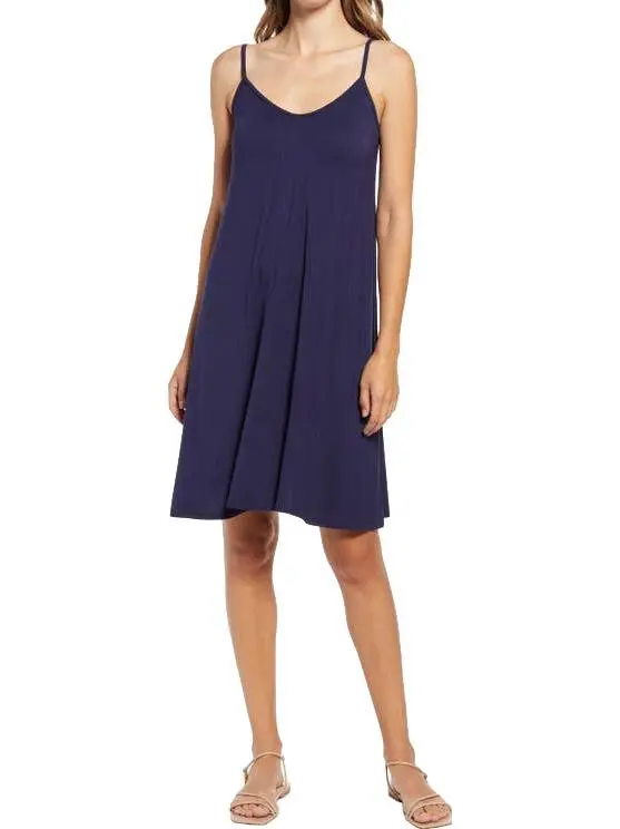 Loveappella Godet Slipdress - Midnight
