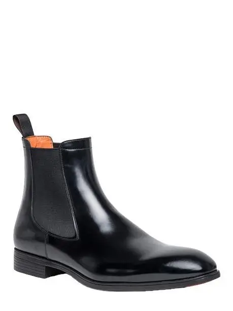 Santoni Detoxify Chelsea Boot - Black