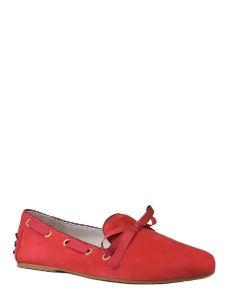 AMALFI BY RANGONI Delta Loafer - Red Cashmere Suede