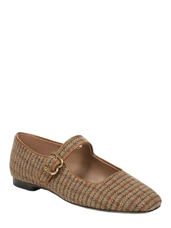 Sam Edelman Michaela Mary Jane Flat - Honey Multi