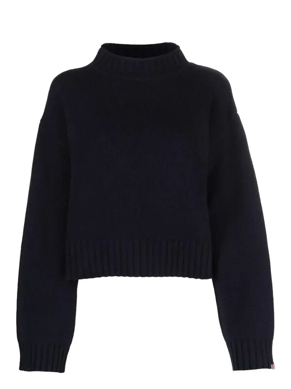 EXTREME CASHMERE X Mock Neck Jumper - Blue