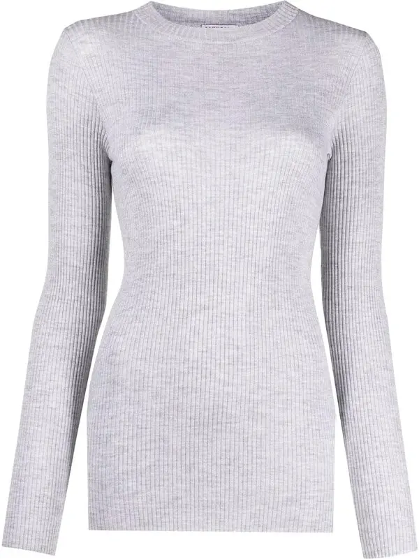 Brunello Cucinelli Ribbed-knit Jumper - Grey