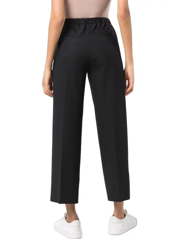 Antonelli Firenze Cropped Straight-leg Trousers - Black