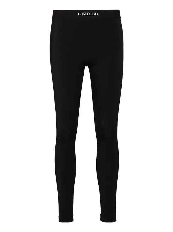 TOM FORD - Logo-waistband Leggings