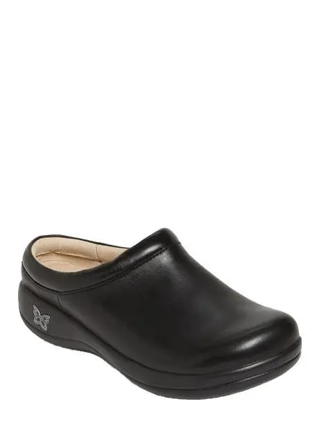 ALEGRIA BY PG LITE Kayla Clog - Black Nappa Leather