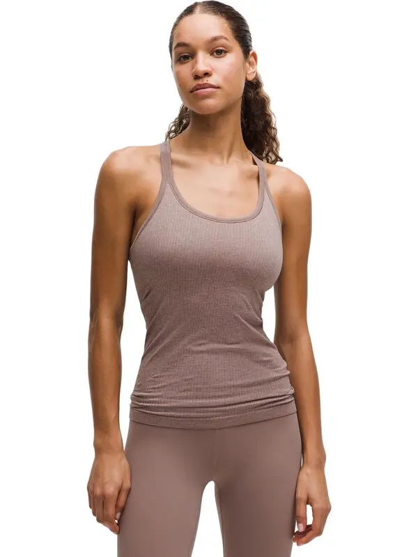 Lululemon Ebb To Street Tank Top - Ashen Rose