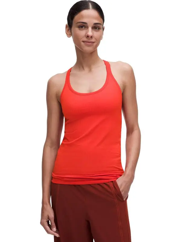 Lululemon Ebb To Street Tank Top - Cherry Ember