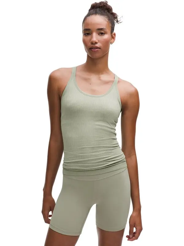 Lululemon Ebb To Street Tank Top - Fog Green