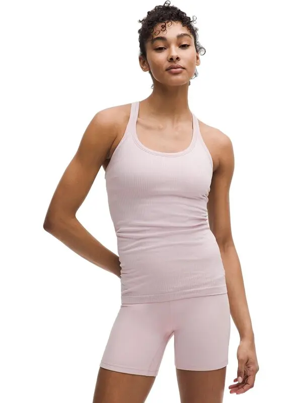 Lululemon Ebb To Street Tank Top - Porcelain Pink