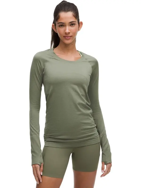 Lululemon Swiftly Tech Long-sleeve Shirt 2.0 - Bay Leaf/bay Leaf