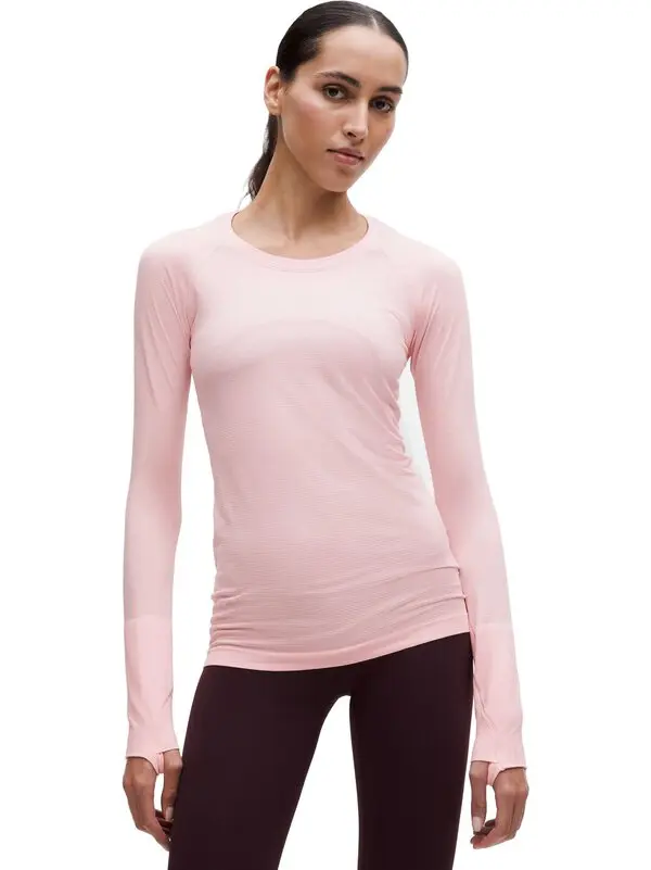 Lululemon Swiftly Tech Long-sleeve Shirt 2.0 - Blush Quartz/blush Quartz