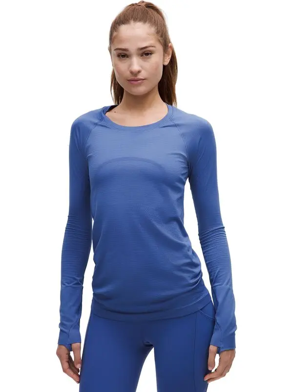 Lululemon Swiftly Tech Long-sleeve Shirt 2.0 - Brilliant Blue/brilliant Blue