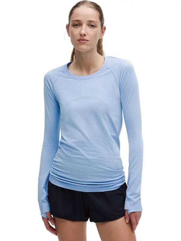 Lululemon Swiftly Tech Long-sleeve Shirt 2.0 - Sinatra Blue/sinatra Blue