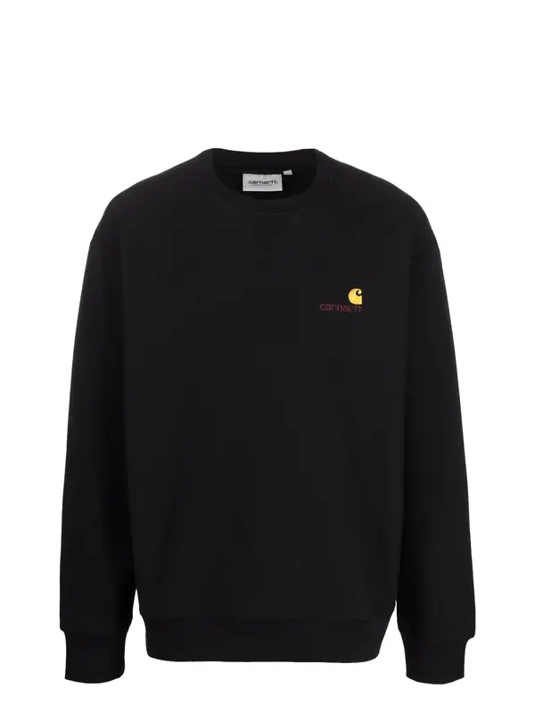 Carhartt Work In Progress Embroidered-logo Jumper - Black