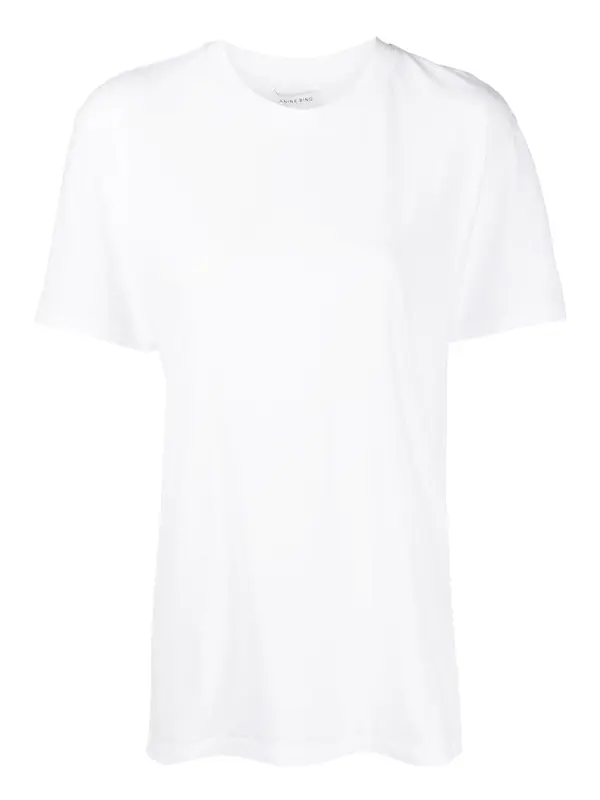 ANINE BING Lili Organic Cotton T-shirt - White