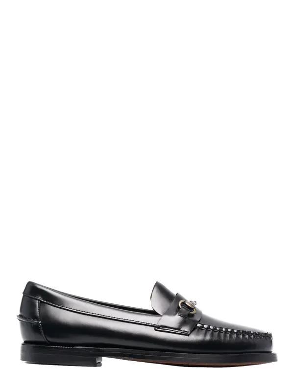 SEBAGO Horsebit Leather Loafers - Black