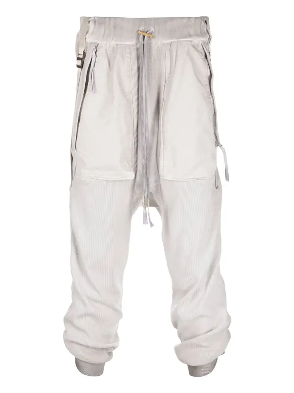 Boris Bidjan Saberi Drawstring-waist Trousers - Grey